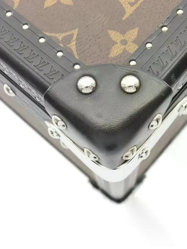 LOUIS VUITTON Alzer 60 Monogram Macassar Trunk Case