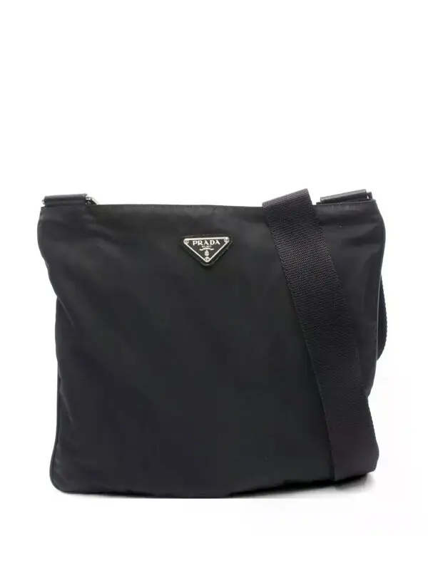 Prada Leather-trim Shoulder Bag