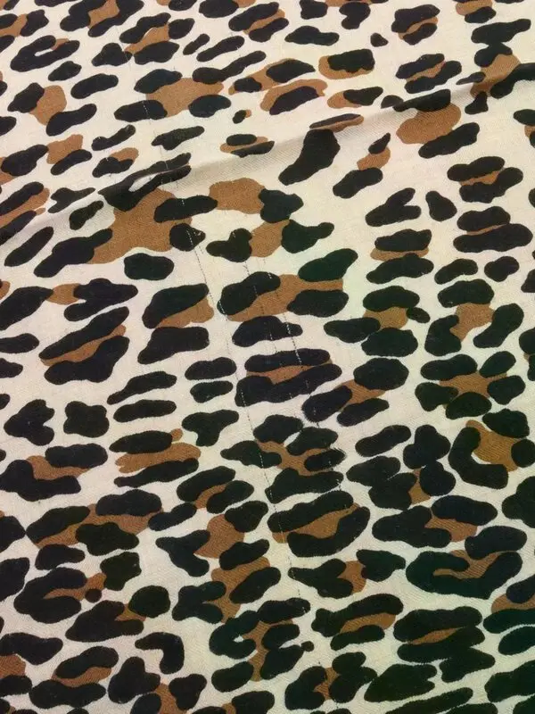 Hermès 2000s Leopard-print Shawl
