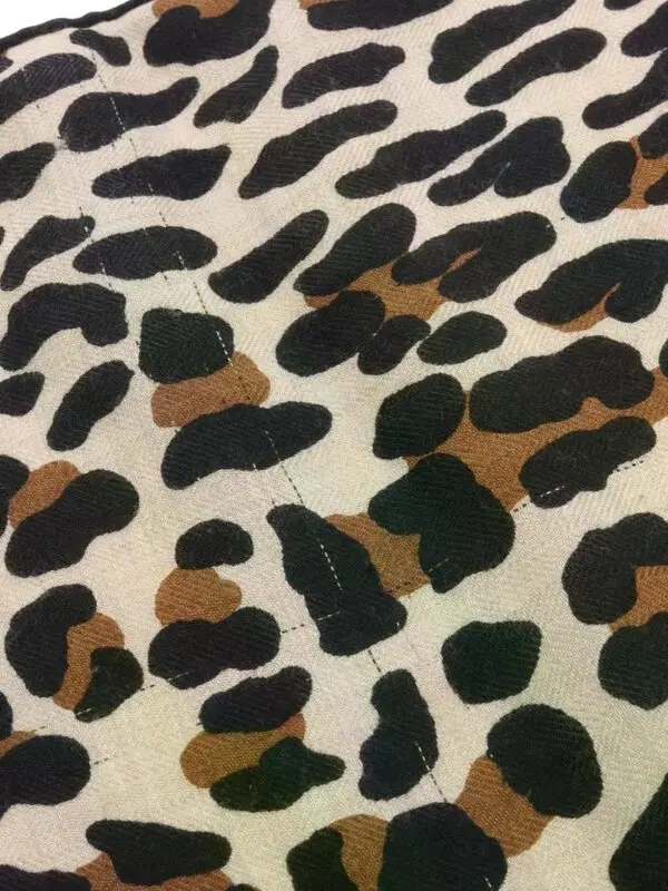 Hermès 2000s Leopard-print Shawl