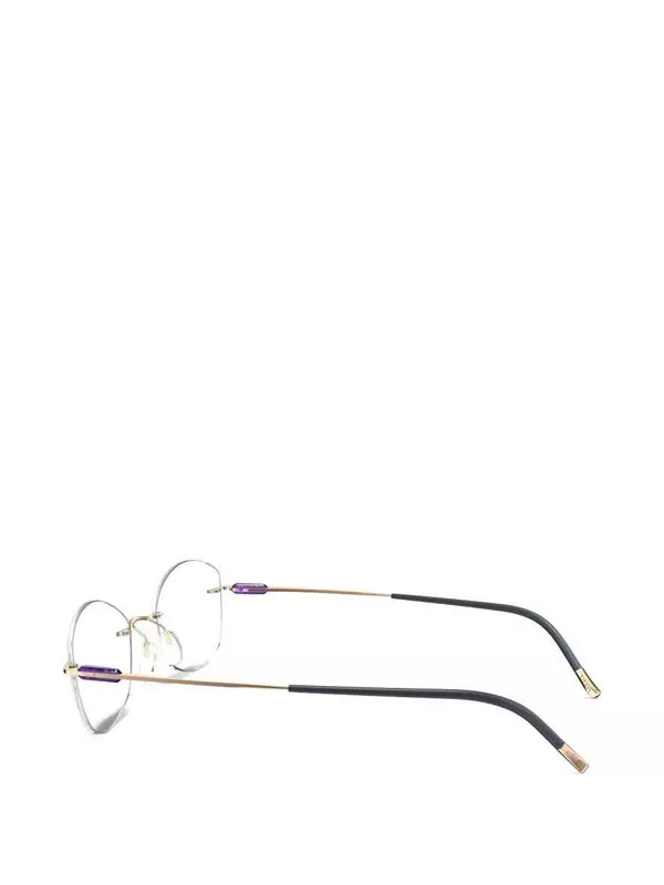 SILHOUETTE Rimless Geometric-frame Glasses