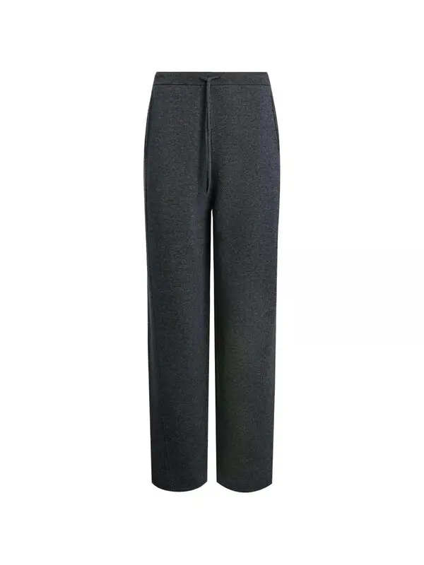 12 STOREEZ Dark Knitted Drawstring Trousers
