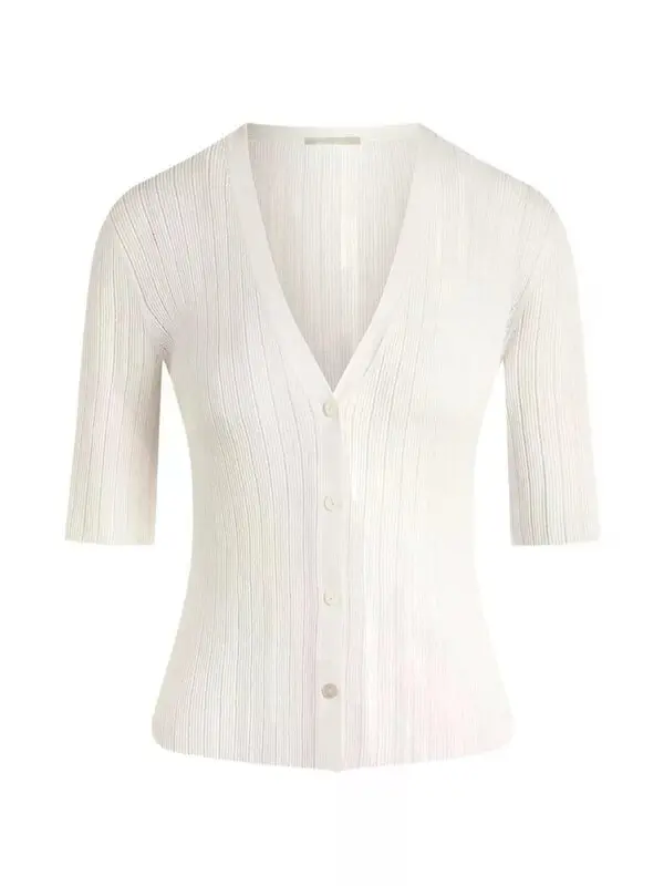 12 STOREEZ Lattice Short-sleeve Cardigan