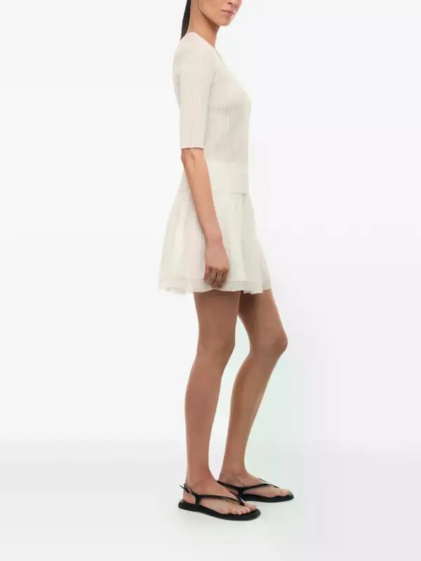 12 STOREEZ Lattice Short-sleeve Cardigan