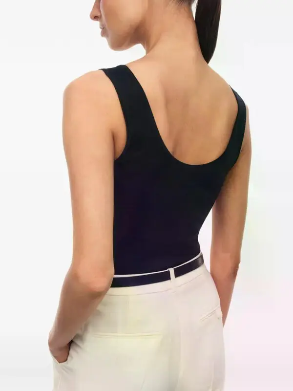 12 STOREEZ Cassiopeia Silk Top - Black