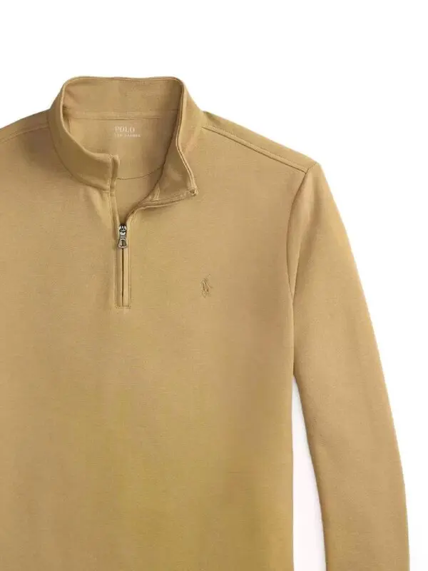 Polo Ralph Lauren Zip-up Sweater With Embroidered Logo