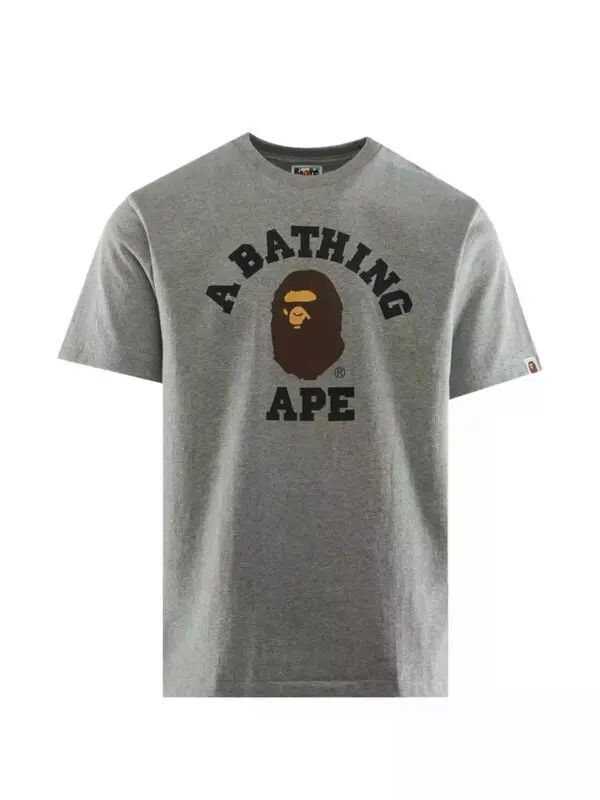 A BATHING APE College Logo-print T-shirt