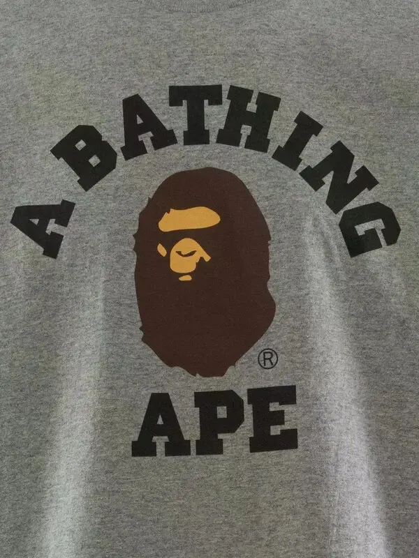 A BATHING APE College Logo-print T-shirt