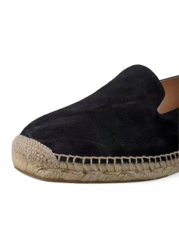 LES HÉRITIERS Suede Slip-on Espadrilles