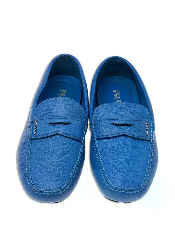 Prada Saffiano Leather Loafers