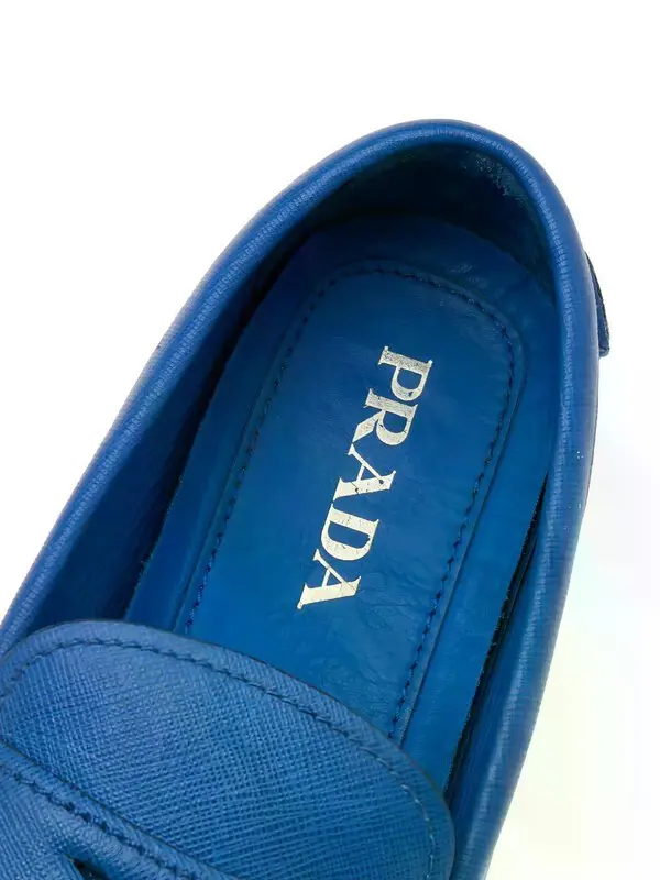 Prada Saffiano Leather Loafers