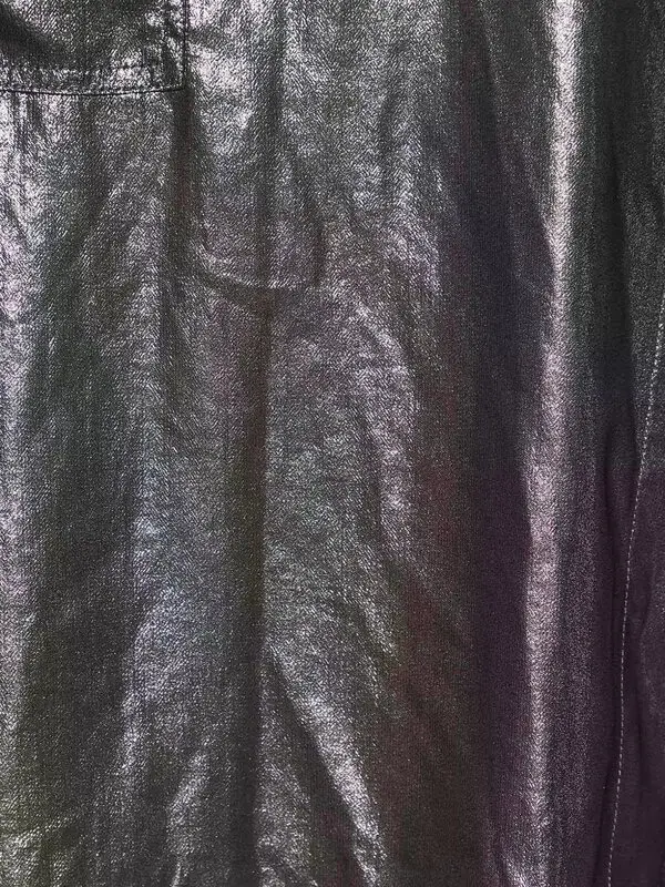 MARANT ETOILE Asymmetric Metallic High Neck Top