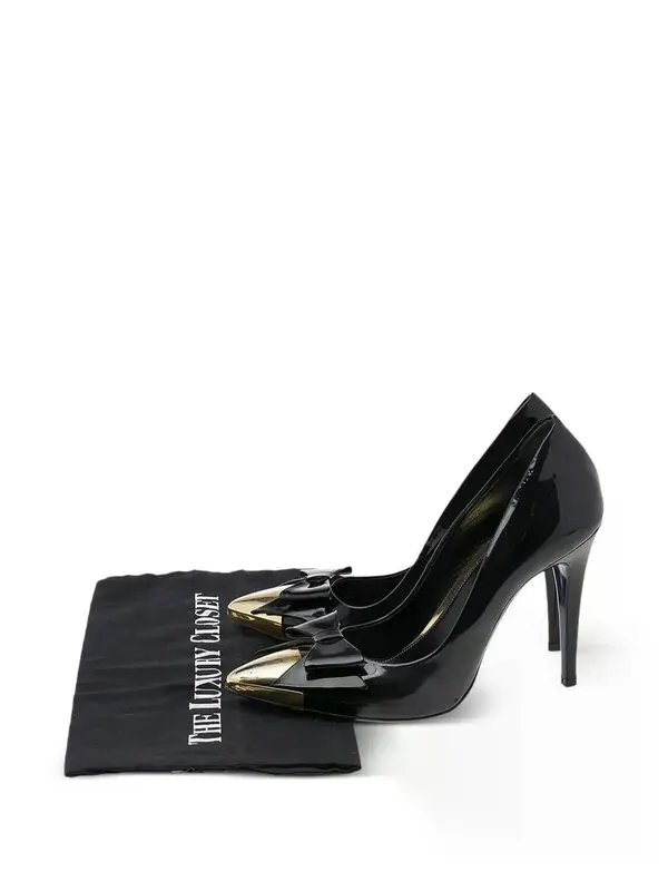 LORIBLU 105mm Leather Heeled Sandals