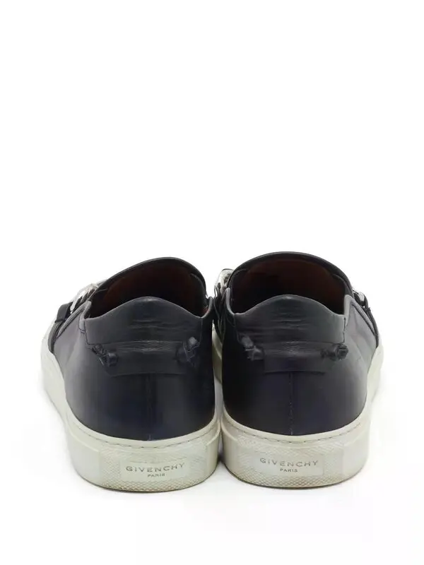 Givenchy Leather Sneakers With Chain Detail