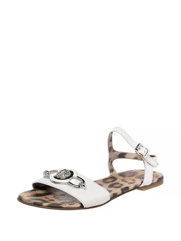 Roberto Cavalli Embellished Leather Sandals