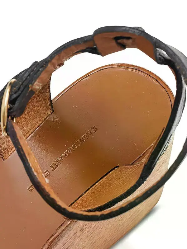 Isabel Marant Étoile Knotted Wedge Platform Sandals