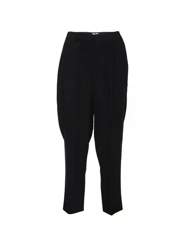 Miu Miu Crepe Tapered Trousers