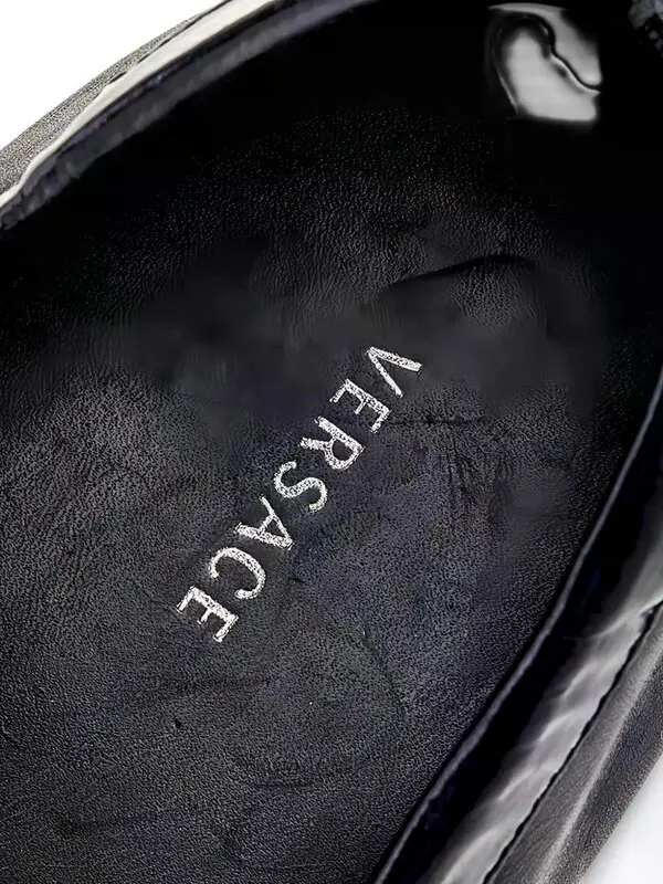 Versace Medusa Motif Loafers - Black