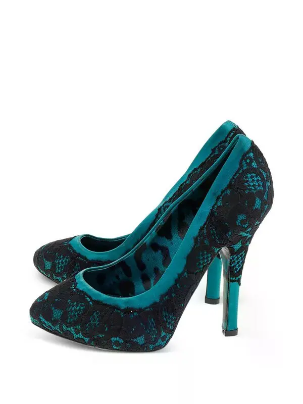 Dolce & Gabbana Lace Satin Pumps