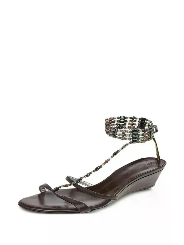 GIUSEPPE ZANOTTI Embellished Chain Sandals