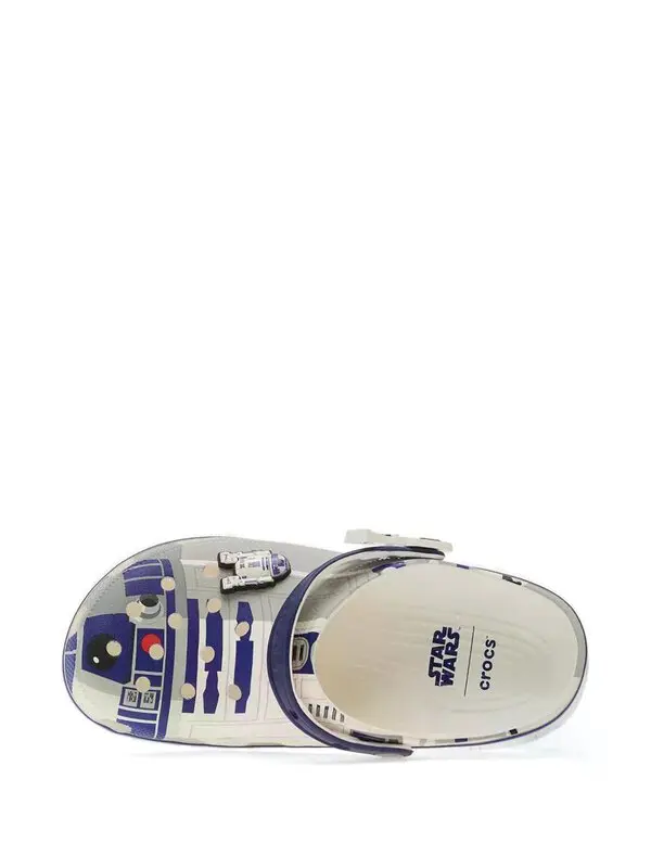 CROCS X Star Wars R2-d2 Graphic Print Slingback Clogs