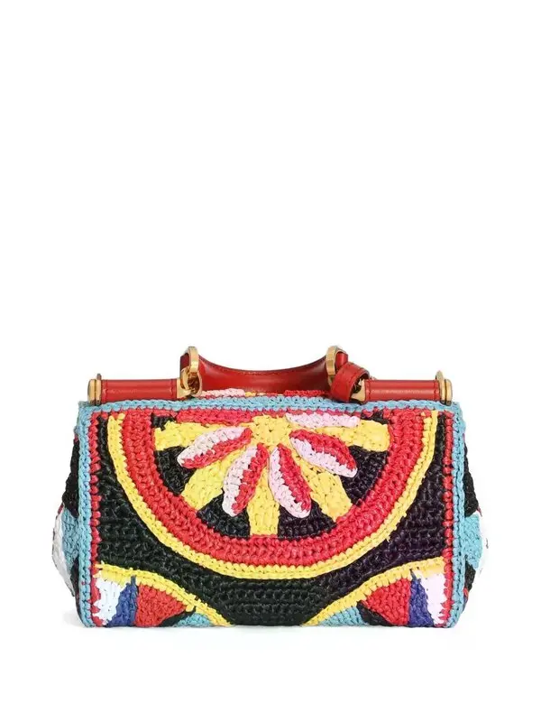 Dolce & Gabbana Mini My Sicily Handbag In Raffia