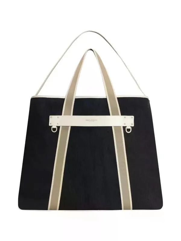 Dolce & Gabbana Essenza Canvas Shopping Bag