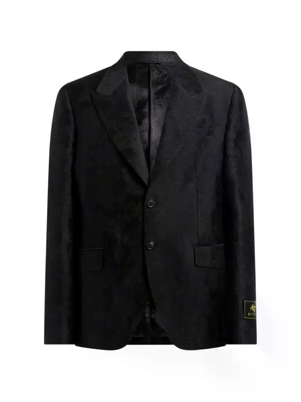 Etro Floral-jacquard Single-breasted Blazer