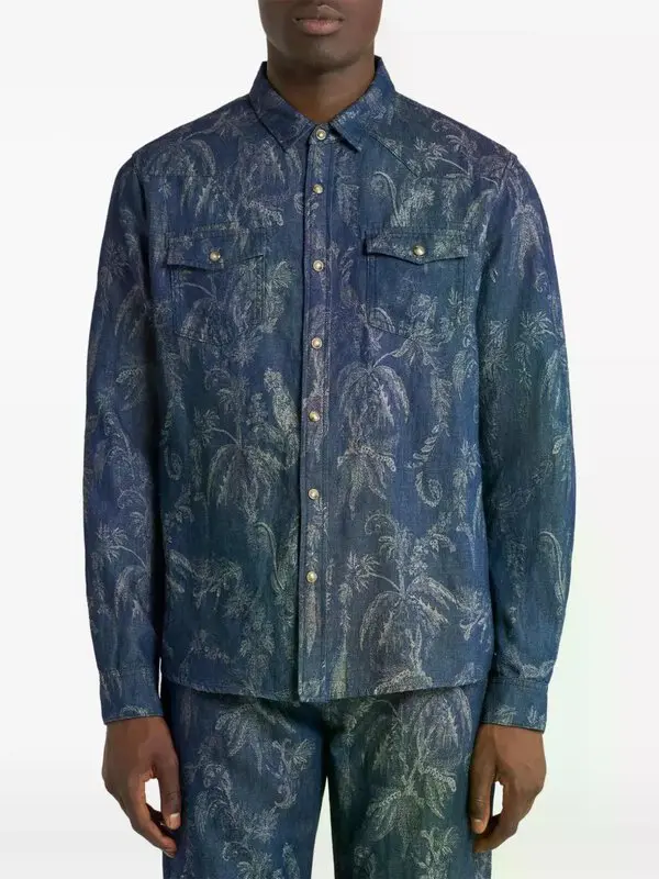 Etro All-over Jacquard-motif Shirt
