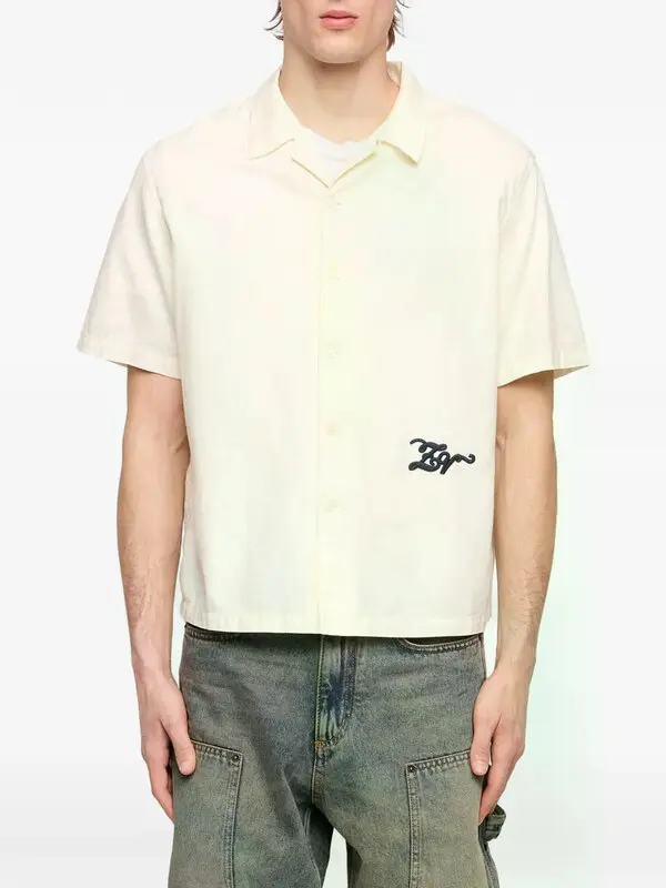 Zadig&Voltaire Slony Logo-embroidered Shirt