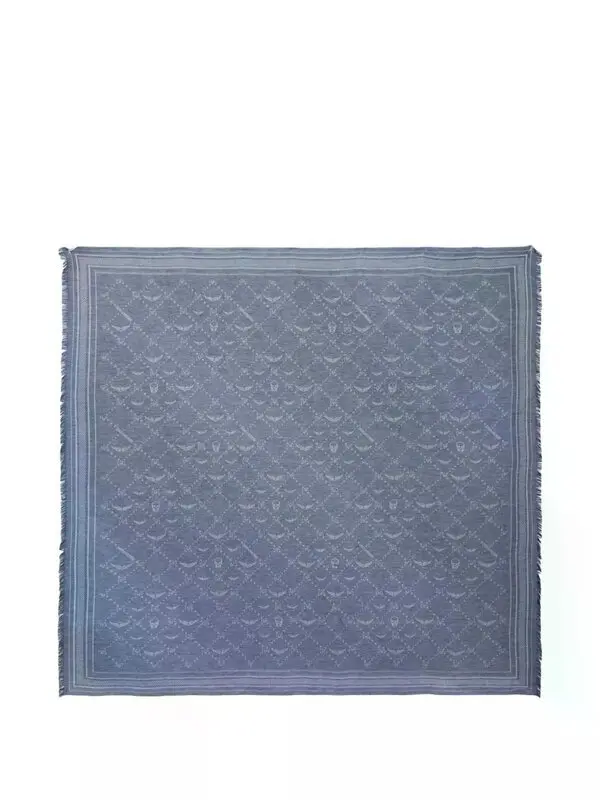 Zadig&Voltaire Liz Monogram-print Scarf - Blue