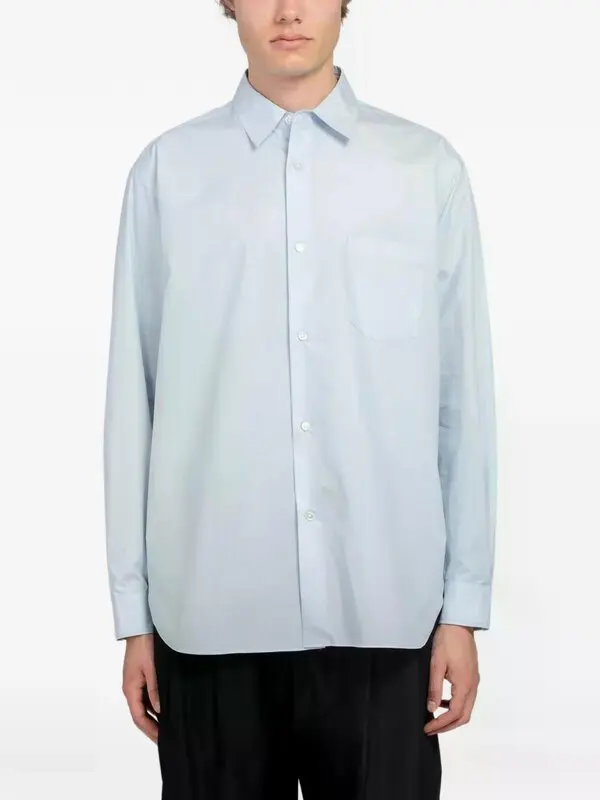 SSSTEIN Oversized Regular-collar Shirt
