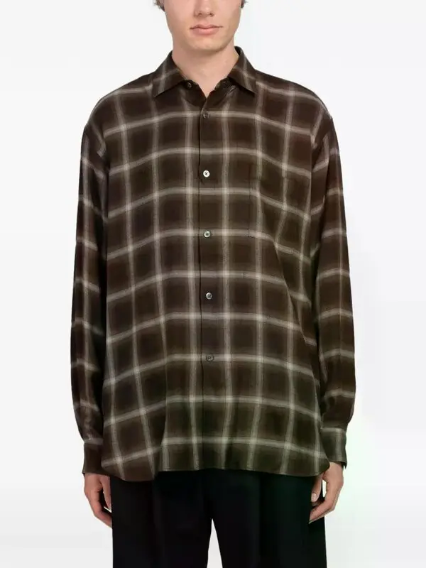 SSSTEIN Check Oversized Shirt
