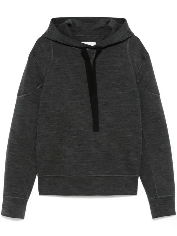 JIL SANDER Mélange Effect Hoodie