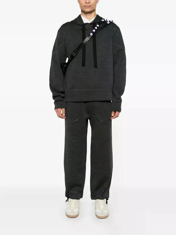 JIL SANDER Mélange Effect Hoodie
