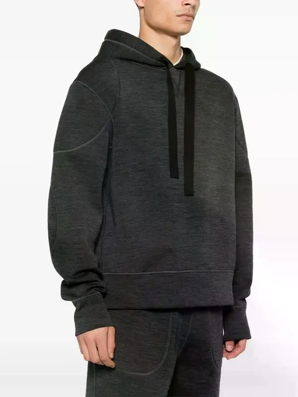 JIL SANDER Mélange Effect Hoodie