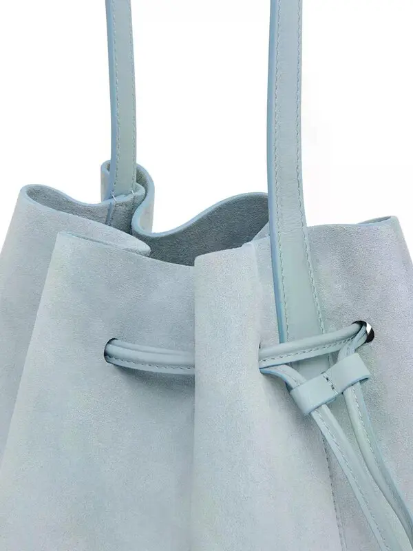 MANSUR GAVRIEL Drawstring Cabas Bucket Bag - Blue