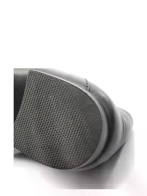 LOUIS VUITTON Logo Plaque Loafers