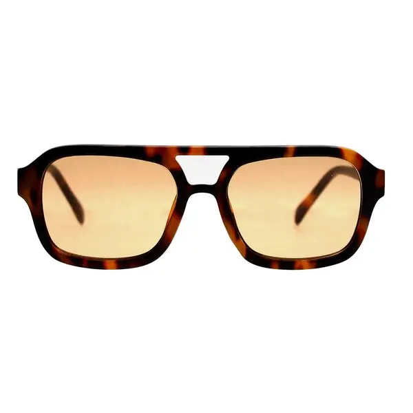 REALITY EYEWEAR Runway Aviator Sunglasses - Black