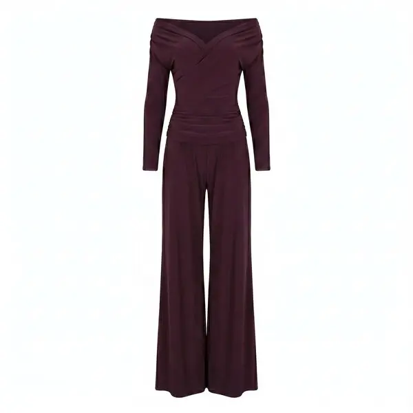 ATOM LABEL Valencia Jumpsuit - Purple