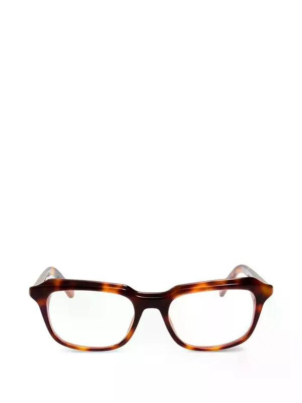 Jacquemus Citta Geometric-frame Eyeglasses - Brown