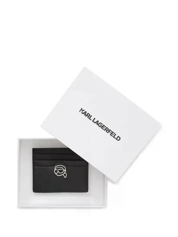 Karl Lagerfeld Drawing-motif Cardholder