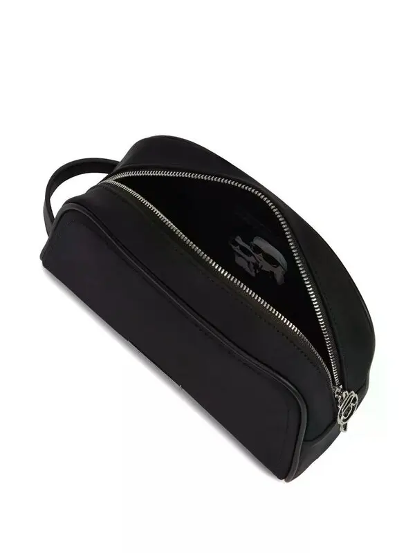 Karl Lagerfeld Logo Plaque Make Up Bag