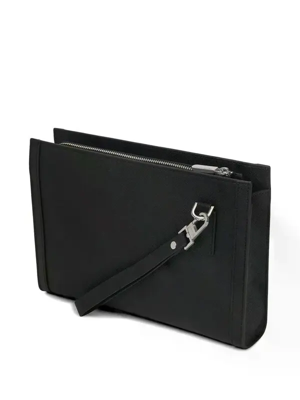 Karl Lagerfeld K/autograph Panel Pouch - Black