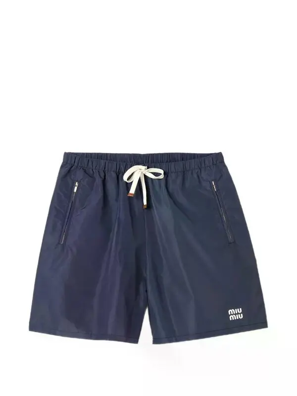 Miu Miu Technical Fabric Bermuda Shorts