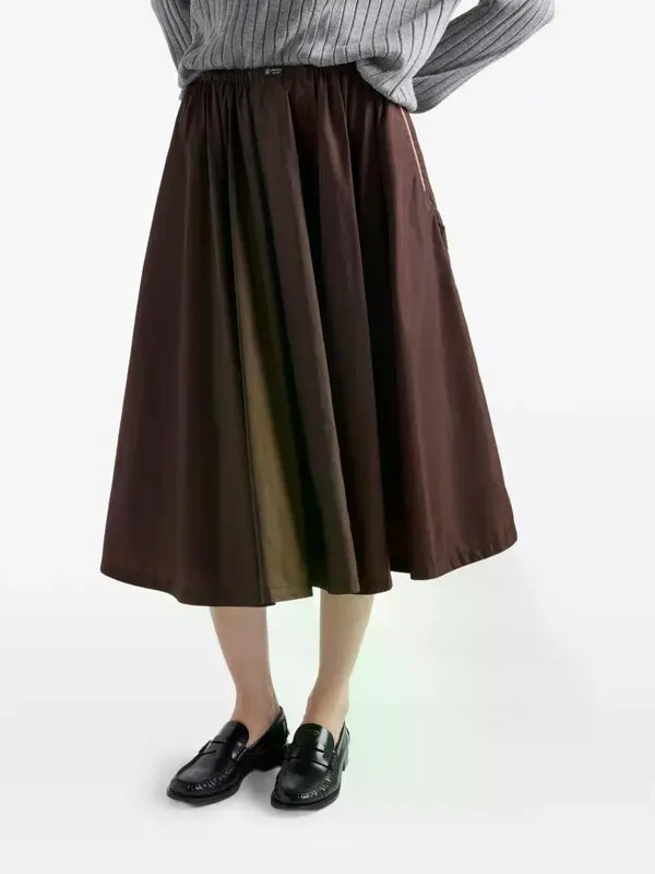 Prada Lightweight Gathered Re-nylon Skirt
