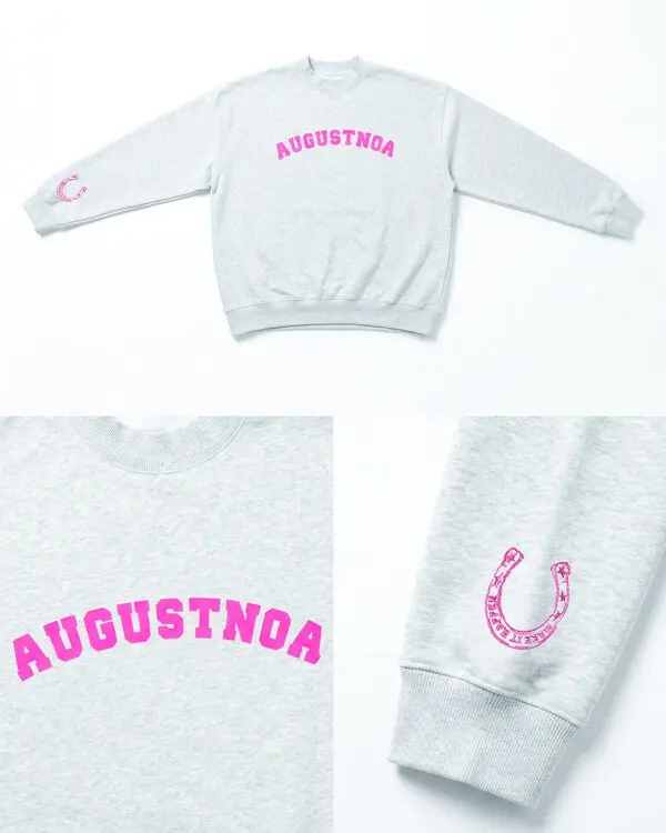 AUGUSTNOA Jenna Palek Crewneck Sweatshirt - Grey