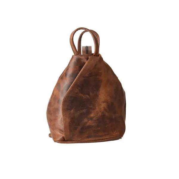 BEDROOM ATHLETICS Totti Distressed Leather Backpack