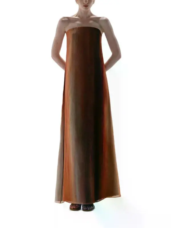 BAOBAB Nara Strapless Maxi Dress - Brown