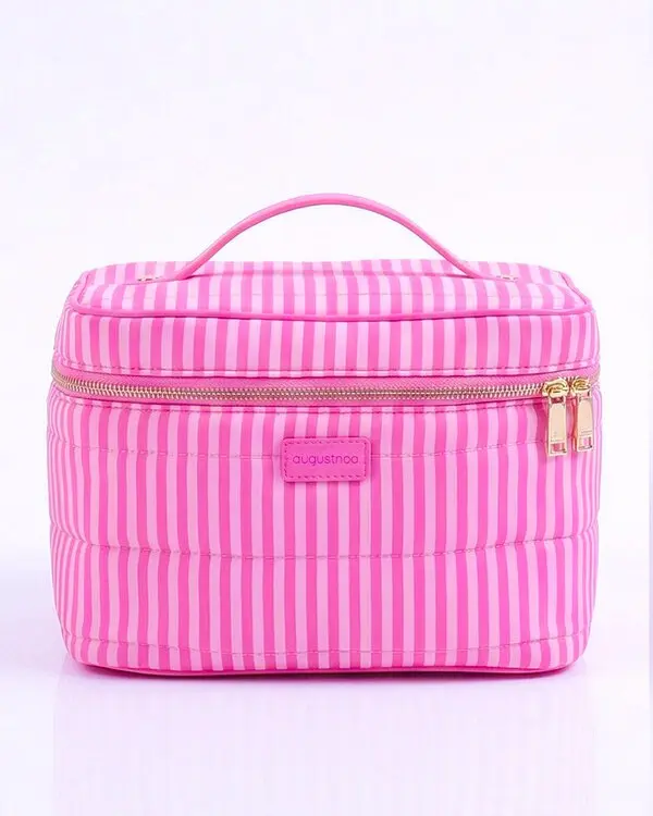 AUGUSTNOA Jenna Palek Padded Makeup Bag - Pink